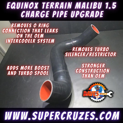 Equinox/Terrain / Malibu 1.5 Charge pipe upgrade removes turbo silence ...