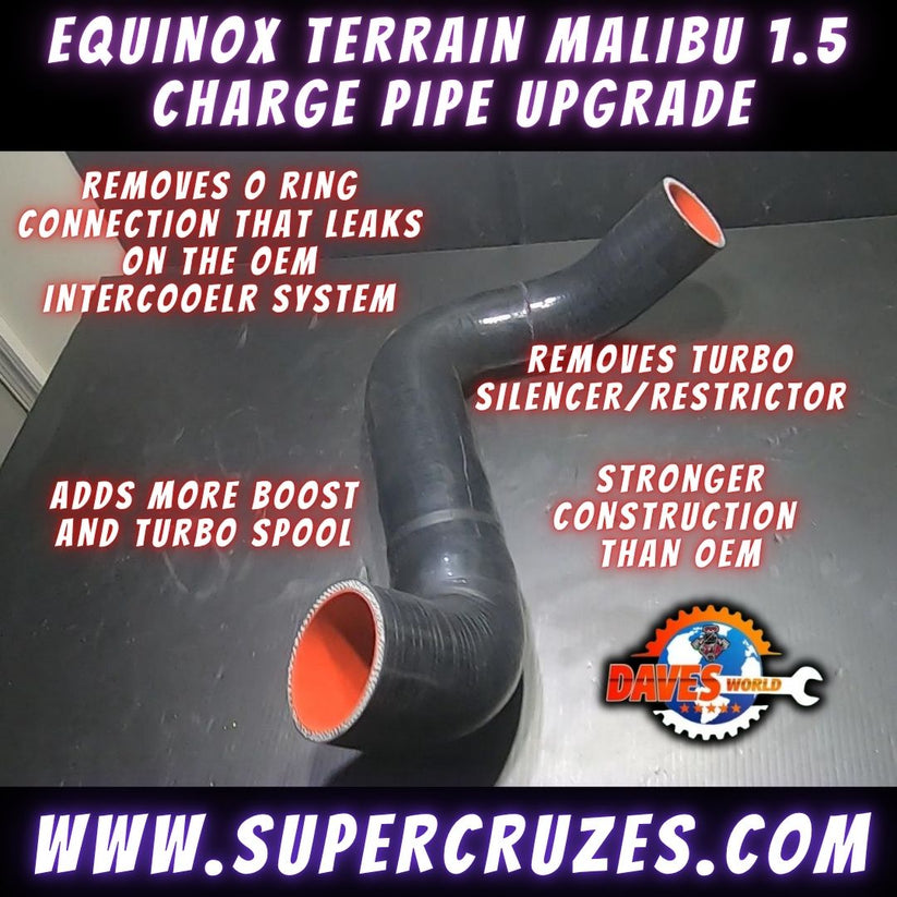 Equinox/Terrain / Malibu 1.5 Charge pipe upgrade removes turbo silence ...